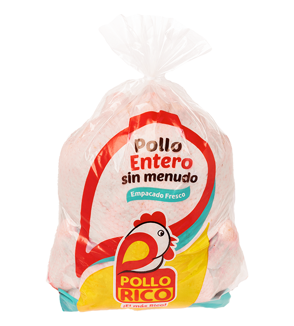 Pollo Entero sin Menudo - Pollo Rico